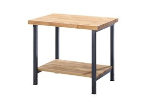 4061753038647 - eurokraft pro Höhenverstellbare Werkbank Gestellbauweise 1 Ablageboden Breite 750 mm Gestell anthrazit-metallic