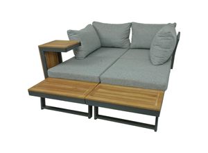 4041908117199 - Sitzgarnitur Sitzgruppe Holz Garten Lounge Set Gartenmöbel Massiv Tisch Sofa