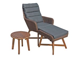 4041908118622 - Sitzgarnitur Sitzgruppe Holz Garten Lounge Set Gartenmöbel Massiv Tisch Sofa