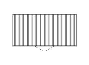 4260139973415 - Umweltcontainer verzinkt vormontiert passive Lagerung für entzündbare Flüssigkeiten Auffangvolumen 2x1400 l BxTxH 6075x2875x2570 mm