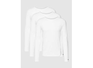 8720645522232 - Longsleeve mit Label-Stitching im 3er-Pack