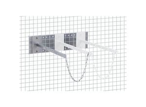 4052462024625 - eurokraft pro Gasflaschenhalterung für stehende Lagerung von Gasflaschen mit 1 Halterungsstange 1 Sicherungskette und 1 Montageplatte