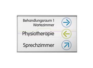 4060081702008 - GLASGOW™ Wegweiser DIN A3 quer HxB 303 x 426 mm Sichtformat HxB 294 x 420 mm