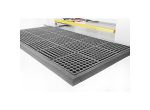 5060103538836 - Coba Europe Gmbh - Arbeitplatzmatte im Stecksystem LxB 900x900 mm Nitrilgummi r 13 Stärke 19 mm schwarz