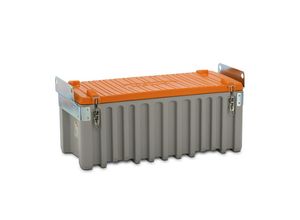 4052886328392 - Transport- und Pritschenbox CEMbox 250 Polyethylen 250 l L 1240 x B 600 x H 570 mm stapelbar kranbar grau orange