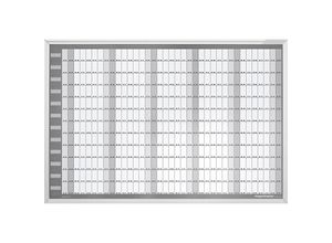 4013695013909 - Jahresplaner-Set MANAGER Typ CC 7-Tage-Woche mit 365-Tage-Einteilung BxH 920 x 625 mm