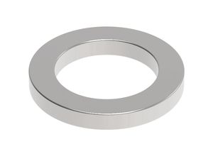 4002390063418 - Neodym Magnet (Ø x H) 12 mm x 15 mm Ring Silber 10 St 6168396