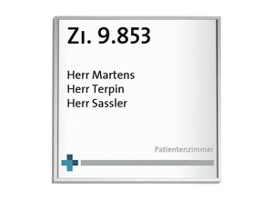 4060081702695 - Türschild 1-Loch-Variante HxB 1505 x 1505 mm verkehrsweiß