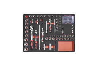 4061753119193 - Werkzeug-Shadowboard Steckschlüssel für BxT 490 x 340 mm