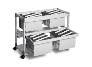 4005546301747 - Hängemappenwagen system file trolley 200 multi duo Maße 897 x 715 x 432 cm (b x h x t) Werkstoff Metall Stahl (pulverbeschich - Durable