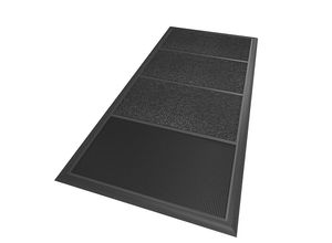 0662641936959 - NOTRAX Desinfizierende Eingangsmatte Sani-Master™ HxLxB 19 x 2000 x 914 mm anthrazit   schwarz