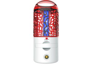 7640104972440 - Premium mobil 4W 1 244 001 UV-Licht Stromgitter UV-Insektenfänger 4 W Weiß Rot 1 St