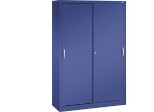 4063332001530 - C+P Schiebetürenschrank Acurado H1950xB1200xT400mm Korpus Lapisblau Fronten Lapisblau Anzahl Fächer 3