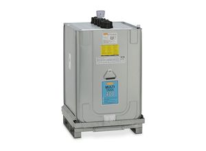 4052886079683 - Schmierstofftank Multi-Tank für Frisch- & Gebrauchtöl inkl verzinkter Auffangwanne HDPE 400 l Kapazität