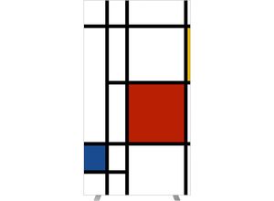 3660141945140 - Trennwand easyScreen mit Fotomotiv Modell Mondrian Breite 940 mm