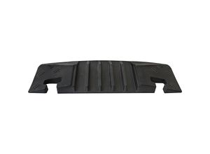 4055381624402 - Kabelbrücke mittelgroß Abschlusselement Nut LxBxH 590 x 190 x 50 mm schwarz