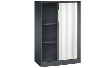 4060061851511 - Rollladenschrank ASISTO Höhe 1292 mm Breite 800 mm schwarzgrau verkehrsweiß