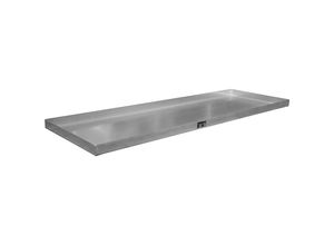 4061753234308 - eurokraft pro Edelstahl-Kleingebindewanne mit Zulassung 60 l LxBxH 1850 x 600 x 60 mm ab 5 Stk