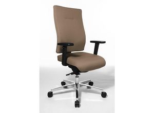 4014296026251 - Bürodrehstuhl PROFI STAR 15 ergonomische Rückenlehne hellbraun