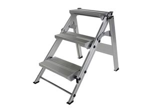 4031405550032 - MUNK Günzburger Steigtechnik Guenzburger Steigtechnik 55003 Aluminium Treppe klappbar Arbeitshöhe (max) 27 m Silber 7 kg