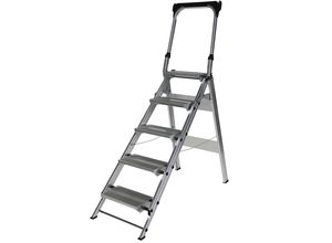 4031405531055 - MUNK Günzburger Steigtechnik Guenzburger Steigtechnik 53105 Aluminium Treppe klappbar Arbeitshöhe (max) 31 m Silber 135 kg