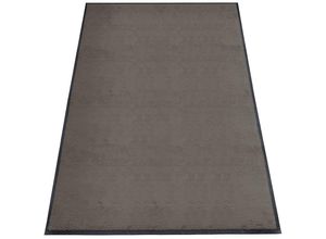 4260698253249 - Schmutzfangmatte miltex Eazycare Style eckig antistatisch UV-beständig waschbar High-Twist-Nylon & Niltrilgummi 1200 x 2000 mm graubraun