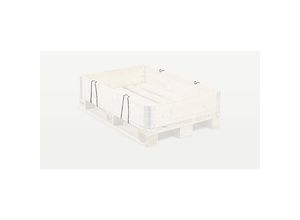 4004165004824 - Rahmenverriegelung VE 10 Stk für 1 Palettenaufsatzrahmen kaiserkraft