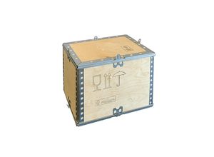 4061753073808 - Holzfaltkiste Standard mit Deckel Außen-LxBxH 400 x 300 x 270 mm ab 20 Stk ratioform