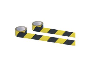 4055381247571 - Selbstklebendes Warn- und Markierungsband Farbe Gelb   Schwarz VE 2 Rollen kaiserkraft