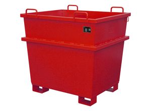 4052462023314 - eurokraft pro Universalcontainer Volumen 1 m³ feuerrot ab 2 Stk