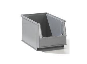 4009292800615 - Sichtlagerkasten aus PE-Regenerat LxBxH 230 x 140 x 130 mm grau VE 50 Stk kaiserkraft