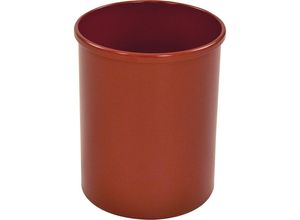 8713631000654 - Papierkorb Metall rund Volumen 15 l HxØ 309 x 255 mm rot ab 10 Stk