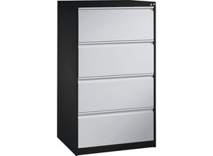 4025314220766 - CP C 2000 Acurado Hängeregistraturschrank grau dunkelgrau 4 Schubladen 787 x 590 x 1357 cm