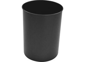 8713631000807 - Papierkorb Stahl rund Volumen 30 l HxØ 470 x 335 mm schwarz ab 10 Stk kaiserkraft