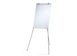 8712752021005 - EUROKRAFTbasic Flipchart höhenverstellbar mit Teleskopbeinen Rückplatte BxH 700 x 1000 mm ab 3 Stk