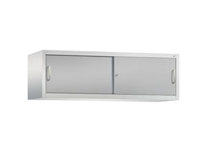 4063332006405 - C+P Aufsatzschrank H500xB1600xT500mm Korpus Lichtgrau Fronten Weißaluminium Anzahl Fächer 1