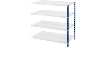 4061753093752 - eurokraft basic Großfach-Steckregal mit Stahlblechböden Tiefe 800 mm Anbauregal HxB 1508 x 1525 mm