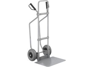 4061753082510 - eurokraft pro Sackkarre mit Kufen verzinkt Schaufel-BxT 450 x 500 mm verzinkt PU-Bereifung ab 5 Stk