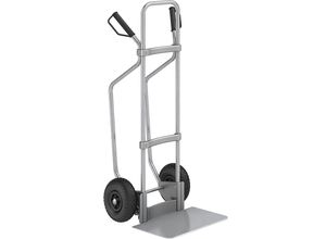 4061753083227 - eurokraft pro Sackkarre mit Kufen verzinkt Schaufel-BxT 450 x 350 mm verzinkt Luftbereifung ab 5 Stk