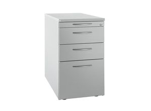 4260429761289 - HANNA - Standcontainer 1 Utensilienschub 2 Materialschübe 1 Hängeregistratur lichtgrau kaiserkraft