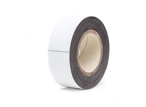 4250870300335 - Magnet-Lagerschilder Rollenware weiß Höhe 50 mm Rollenlänge 10 m