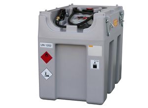 4052886088289 - Mobile Tankstelle DT-Mobil Easy 600 l Elektropumpe 24 V 40 l min Automatik-Zapfpistole B 1160 x T 800 x H 1020 mm