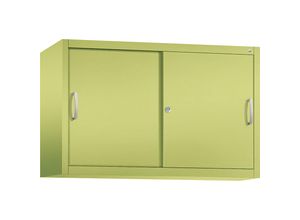 4063332001844 - C+P Aufsatzschrank H790xB1200xT400mm Korpus Viridingrün Fronten Viridingrün Anzahl Fächer 1