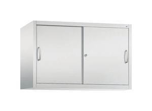 4050646367599 - ACURADO Aufsatzschrank mit Schiebetüren 1 Fachboden HxBxT 790 x 1200 x 500 mm lichtgrau