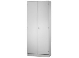 4032062001349 - HAMMERBACHER Aktenschrank Schrank Prokura V6100 5 5 SG lichtgrau 4 Fachböden 800 x 420 x 2004 cm