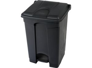 4897020629979 - Tretabfallsammler aus Rezyklat antibakteriell Volumen 45 l HxBxT 620 x 400 x 410 mm schwarz ab 5 Stk Probbax