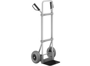 4061753083517 - eurokraft pro Aluminium-Sackkarre Schaufel-BxT 280 x 250 mm schwarz PU-Bereifung ab 5 Stk