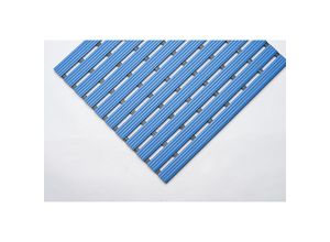 4250619601914 - PVC-Profilmatte pro lfd m Lauffläche aus Hart-PVC rutschsicher Breite 800 mm blau