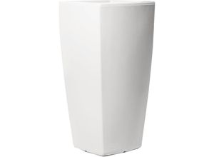 4055661001305 - DEGARDO Pflanzbehälter TREVIA V HxBxT 700 x 360 x 360 mm weiß