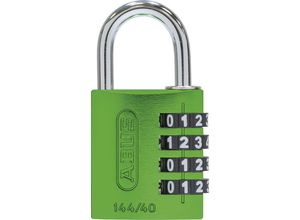 4003318823749 - ABUS Zahlenschloss Aluminium 144 40 Lock-Tag VE 6 Stk grün